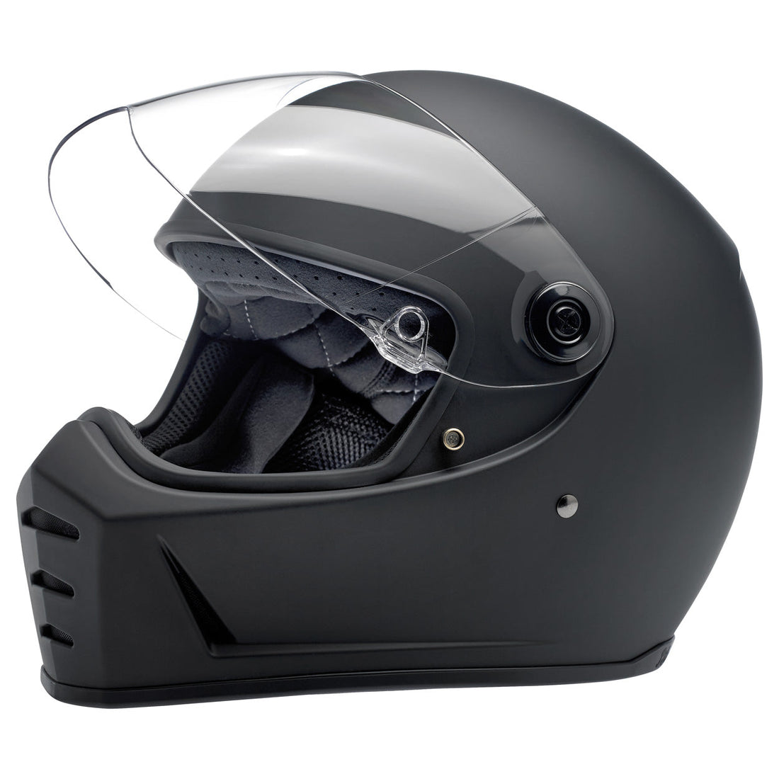 Biltwell Lane Splitter Helmet - Flat Black