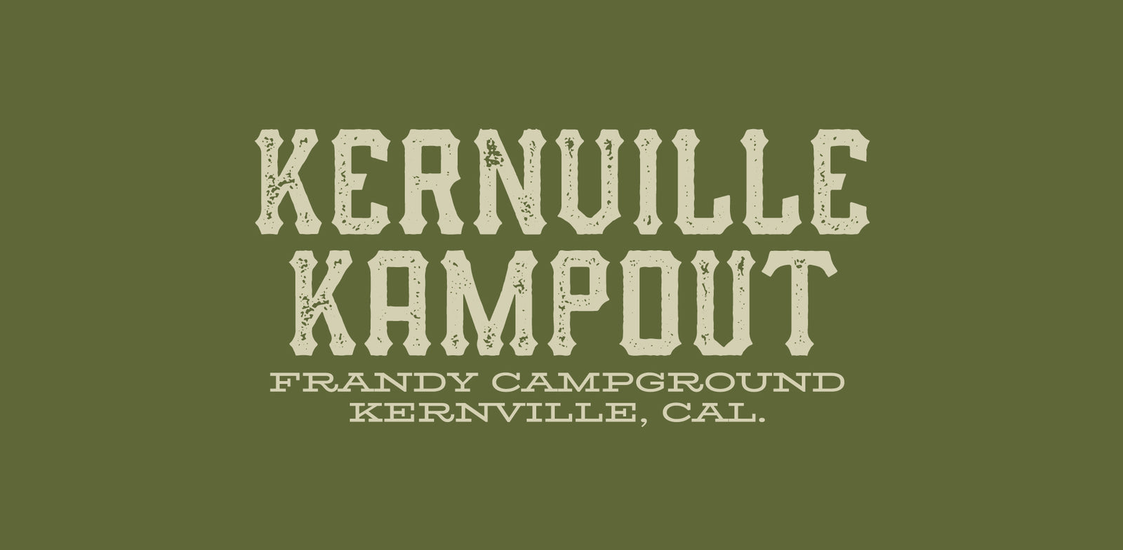 Kernville Kampout Landing Page