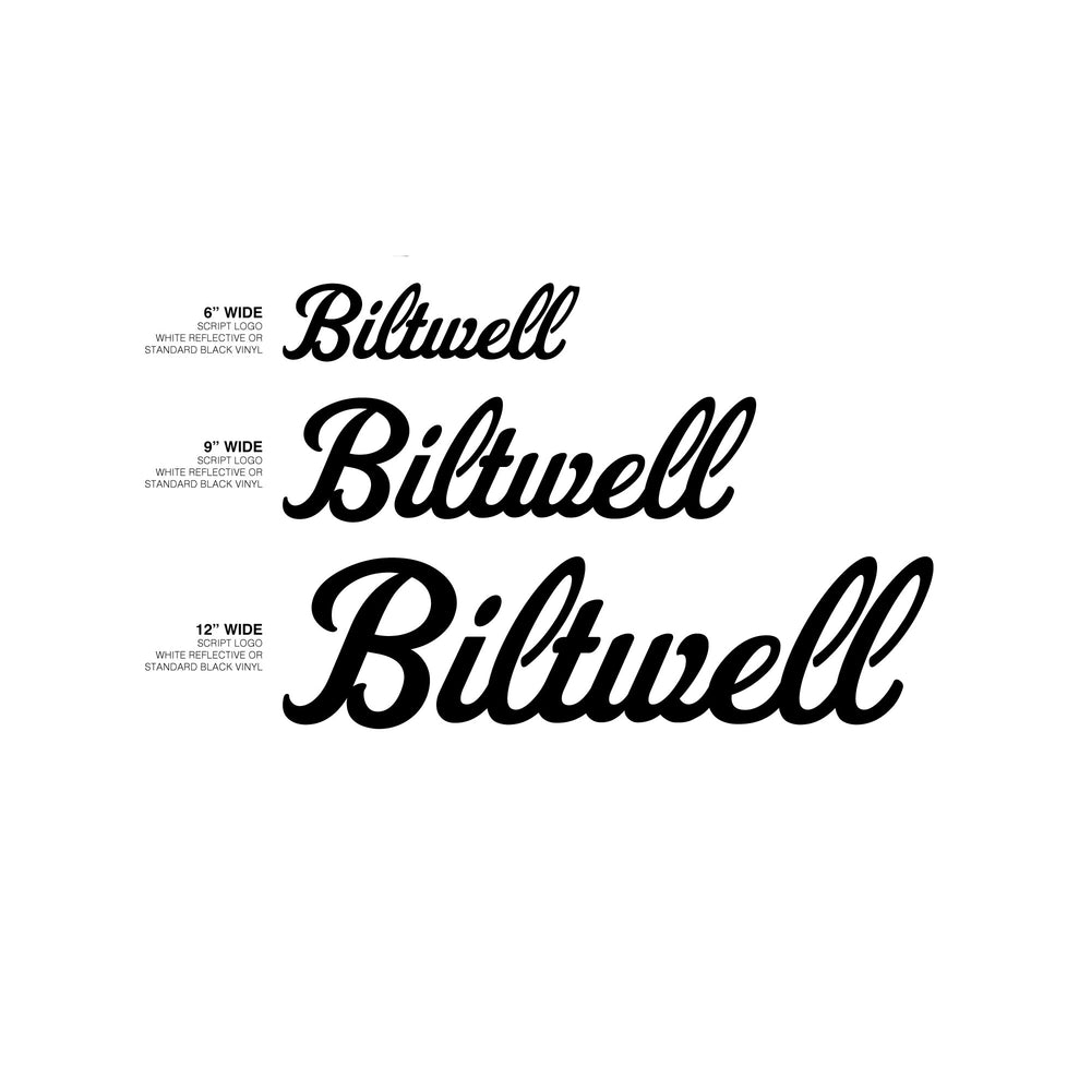 Biltwell Script Logo Die Cut Stickers