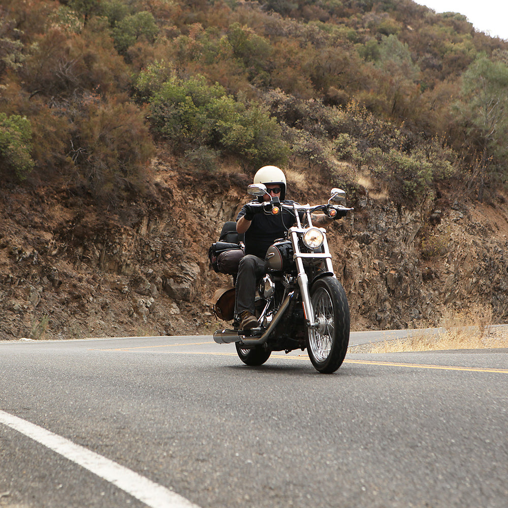 Biltwell Tracker Low 1" Chrome