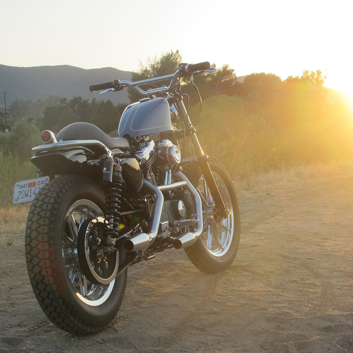 Biltwell Moto Handlebars 1" Chrome – Biltwell Inc.